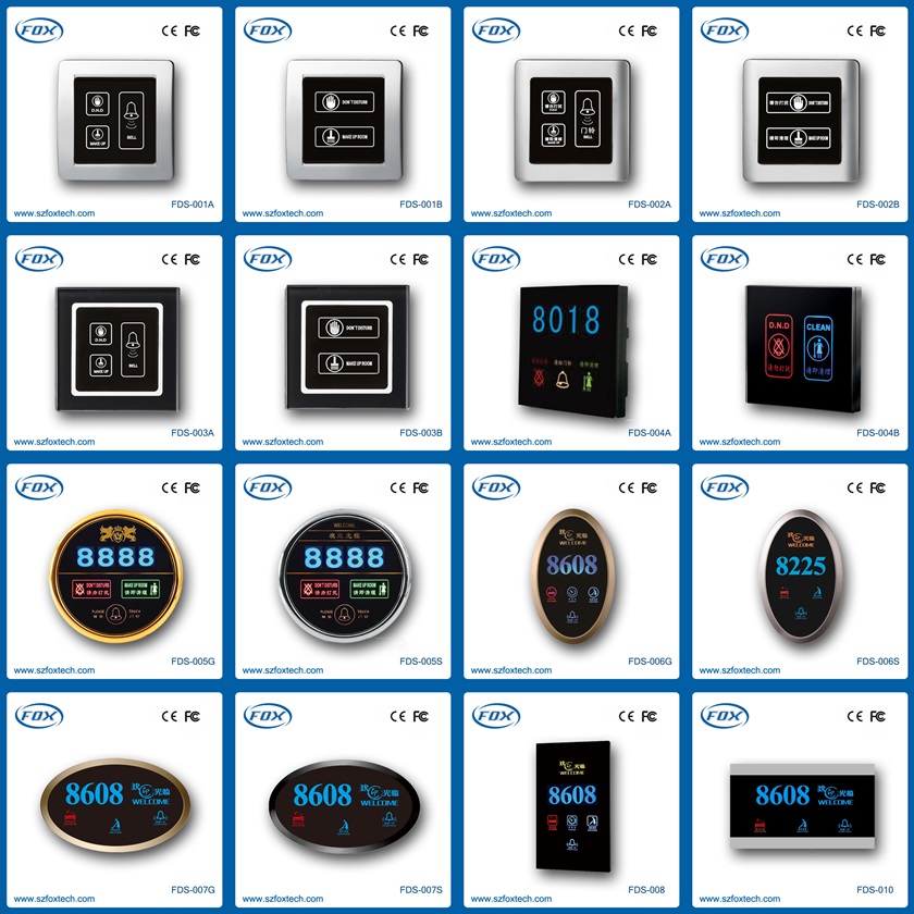 hotel room dnd switch panel – FOX TECH